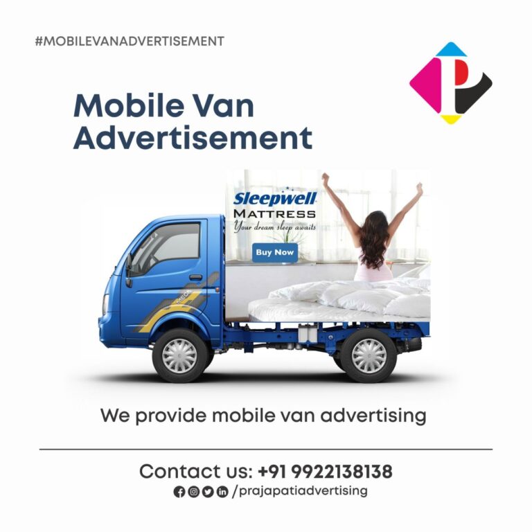 Choose Innovative Mobile Van Advertisement India - Prajapati Advertsing