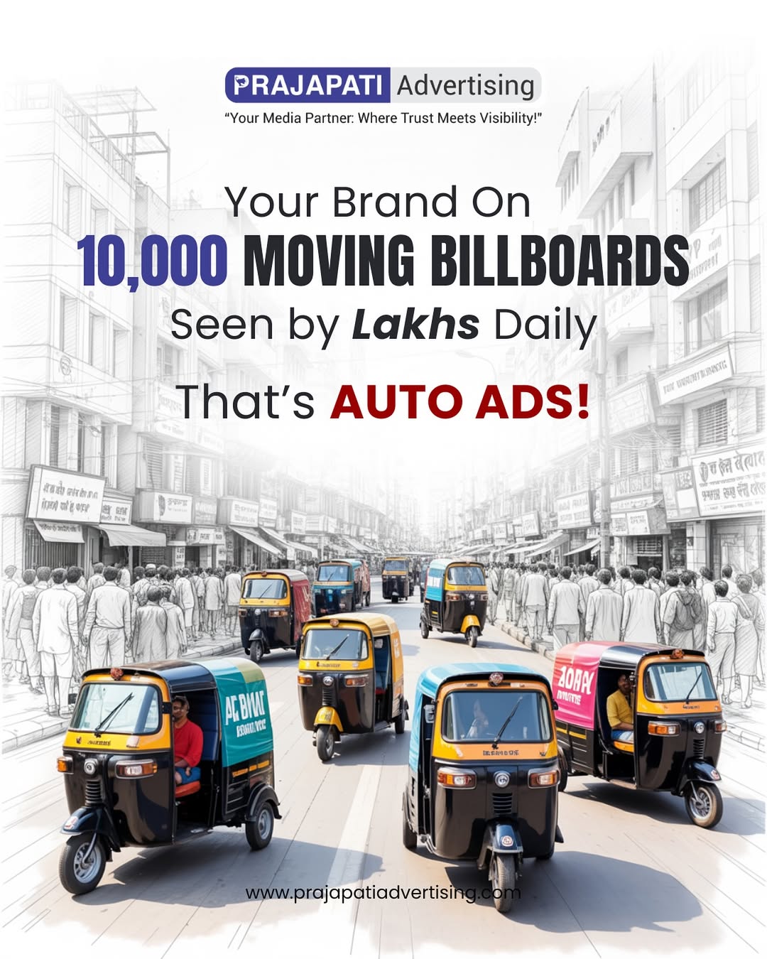 Auto Rickshaw Advertising | Auto Branding in India’s Top Cities
